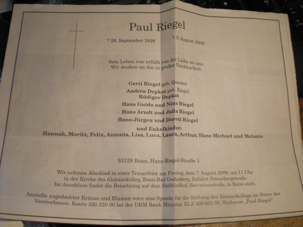 Klau°s°ens und Paul Riegel - Klau|s|ens | Klau's'ens | Klausens ...